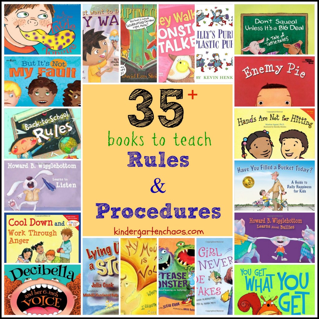 Books To Help Teach Classroom Rules And Procedures
