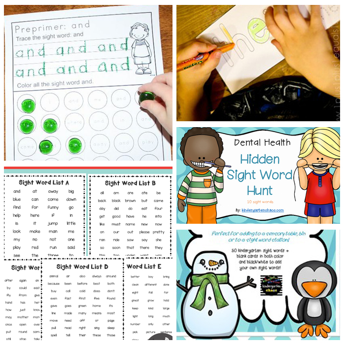 25 Fun Sight Word Activities For Kindergarten 25 Fun Sight Word Activities For Kindergarten
