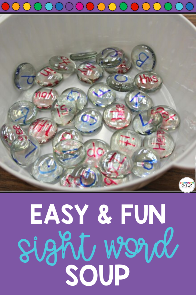 A Fun and Easy DIY Sight Word Game For Early Learners