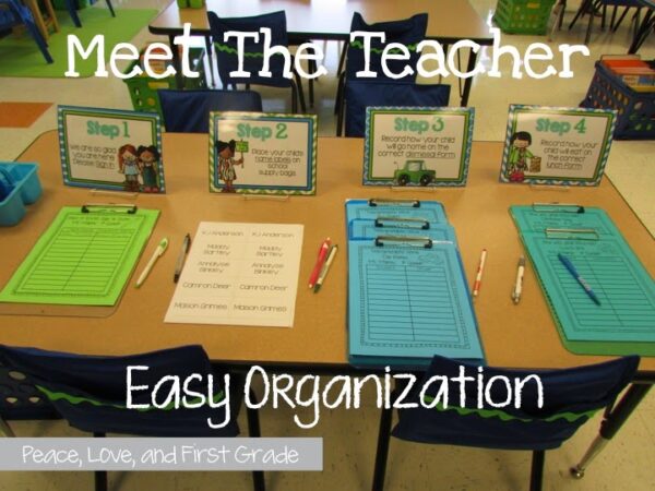 20+ Fantastic & Easy Ideas for Meet the Teacher Night