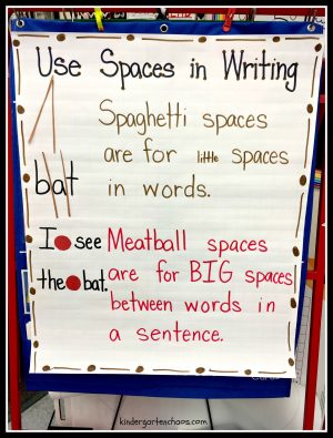 Teaching Kindergartners How to Write a Sentence