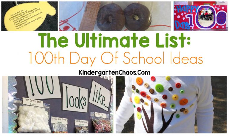 The Ultimate List Of Ideas For Celebrating 100 Days Of School