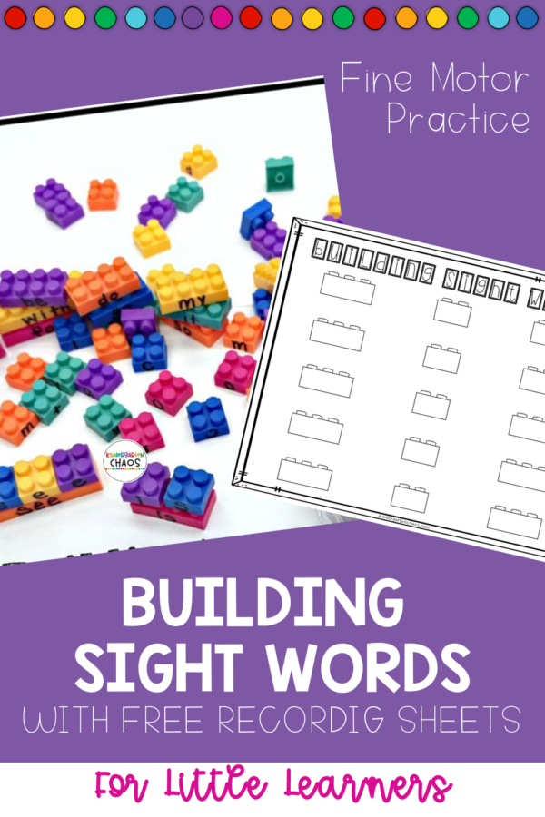 25+ Fun Sight Word Activities For Kindergarten