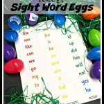 Sight Word Eggs the Easy Way - Kindergarten Chaos