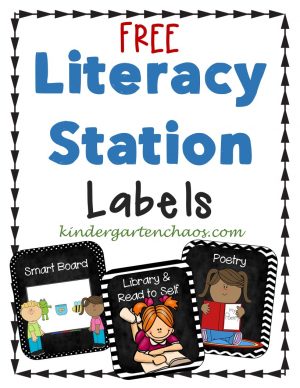 How to Start Literacy Stations in the Kindergarten Classroom