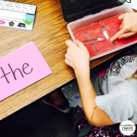 Teaching Kindergartners to Use the ABC Word Work Station