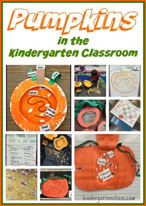 Pumpkin Activities for the Kindergarten Classroom