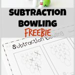 FREE Printable Subtraction Bowling - kindergartenchaos - Kindergarten Chaos