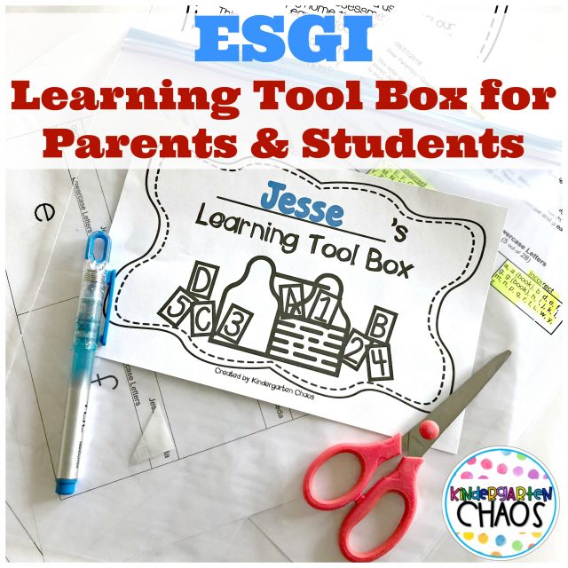 Teacher Checklist for Parent/Teacher Conferences - Kindergarten Chaos