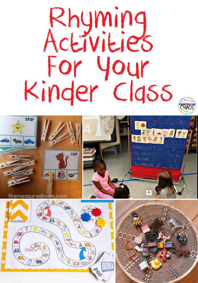 Rhyming-Activities-For-Kindergarten - Kindergarten Chaos