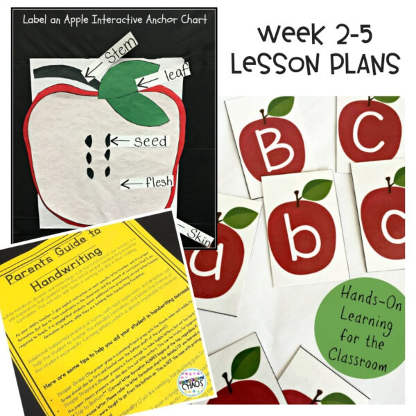Week 2-5Lesson Plans - Kindergarten Chaos