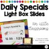 Light Box Slides