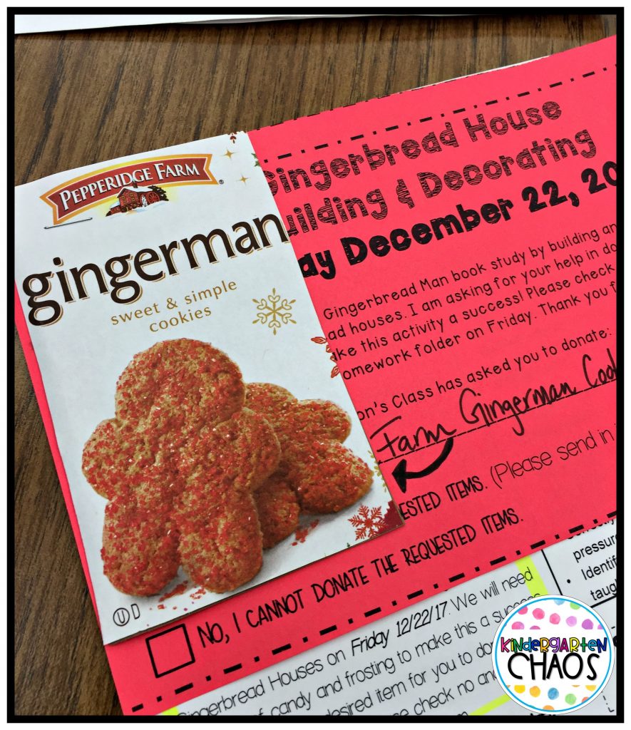 Gingerbread in the Kindergarten Classroom - Kindergarten Chaos ...