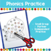 CVC Phonics Game with Beginning Ending Sounds - I Spy Snowflakes