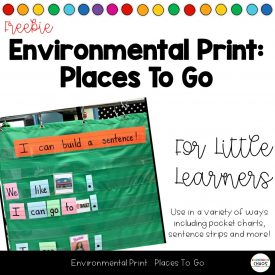 Using Environmental Print in the Classroom - Kindergarten Chaos