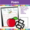 Apple Literacy and Math Activities Bundle