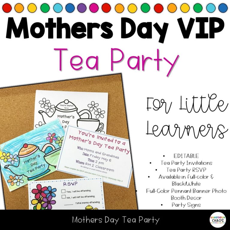 Kindergarten Mothers Day Ideas - Kindergarten Chaos