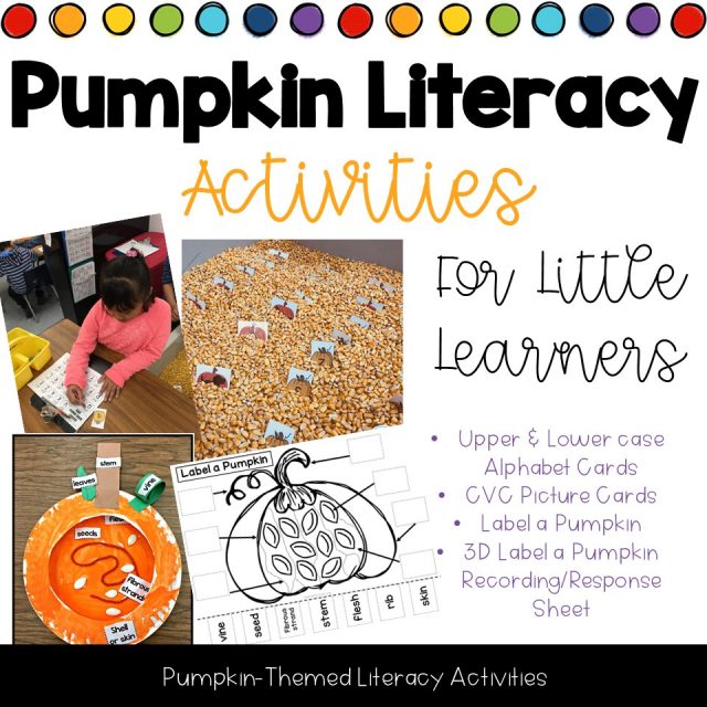 Pumpkin Activities For Kindergarten - Kindergarten Chaos