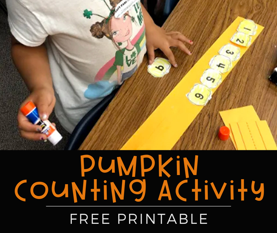 Free Printable Ordering Pumpkins For 1-12 - Kindergarten Chaos Ordering ...