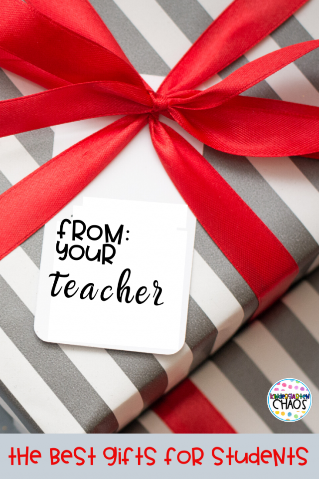 Easy Student Gift Ideas From Teachers - Kindergarten Chaos