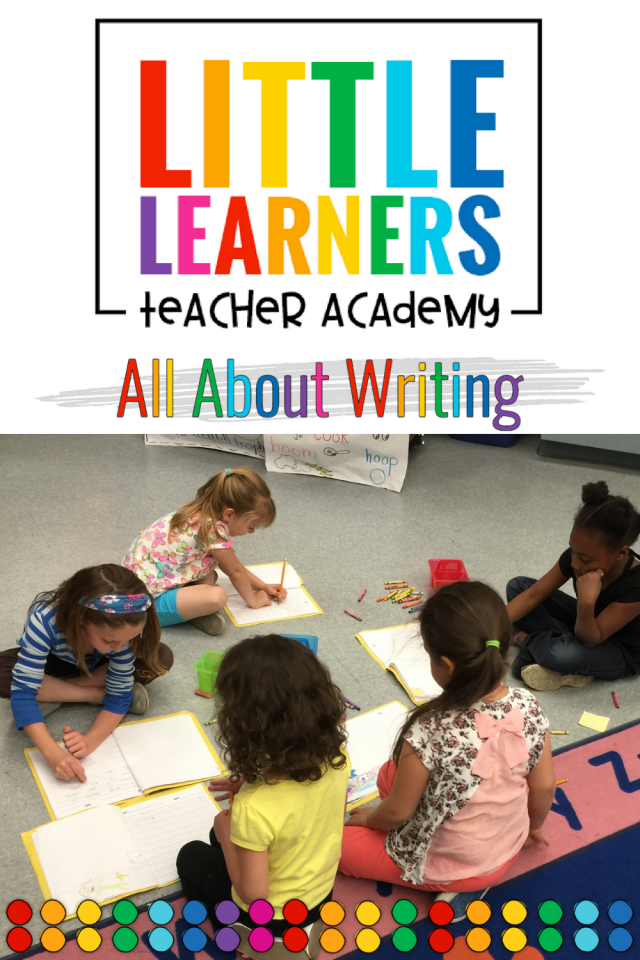 All About Writing For Kindergarten Teachers