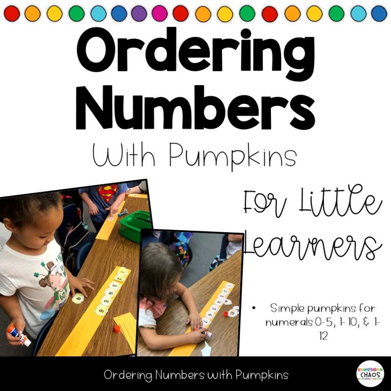 Pumpkin Activities For Kindergarten - Kindergarten Chaos