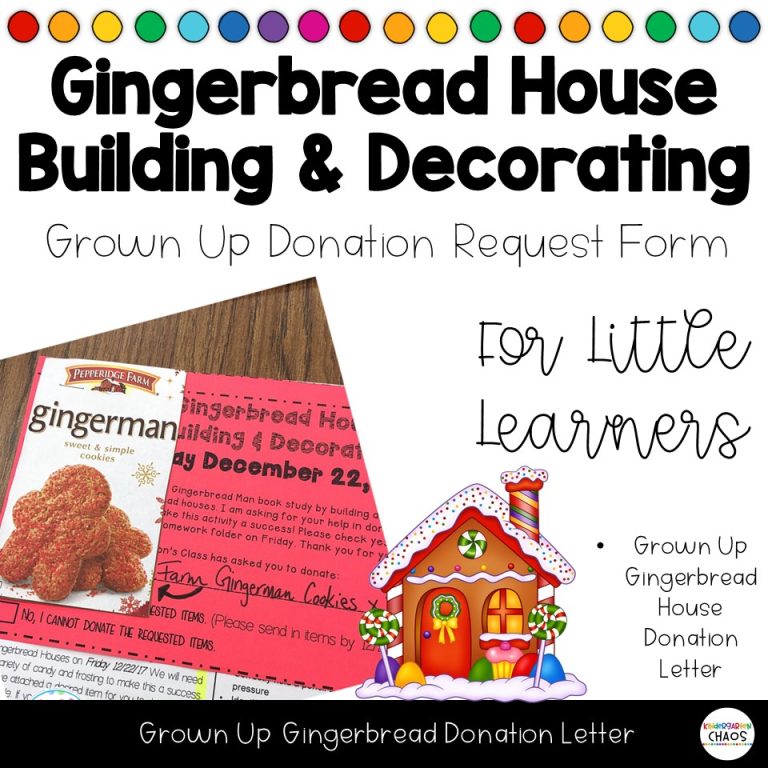 Gingerbread Activities For Little Learners - Kindergarten Chaos