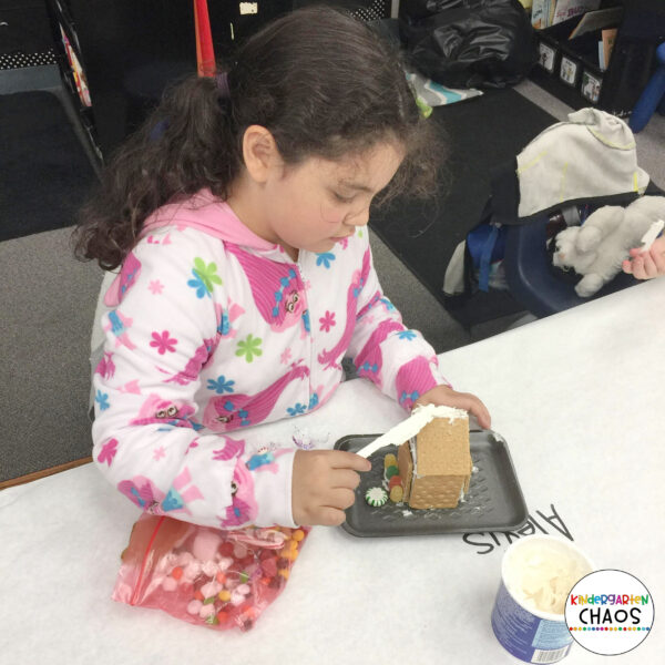 Gingerbread Houses in the Classroom - Kindergarten Chaos Gingerbread ...
