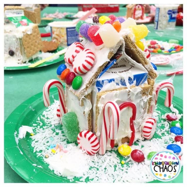 Gingerbread Houses in the Classroom - Kindergarten Chaos Gingerbread ...