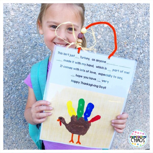 Thanksgiving Activities for Kindergarten - Kindergarten Chaos