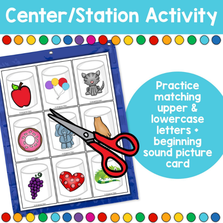 Hot Cocoa Phonics Matching Activity - Kindergarten Chaos