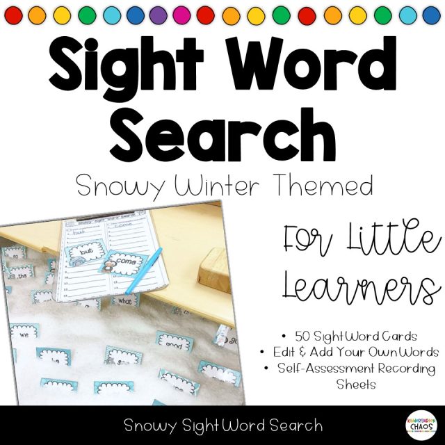 25+ Fun Sight Word Activities For Kindergarten