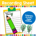 Count & Match Apples 1-30 Counting and Addition Math Tubs