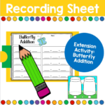 Count & Match Butterflies 1-30 Counting and Addition Math Tubs Spring