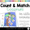 Count & Match Coconut 1-30 Counting and Addition Math Tubs