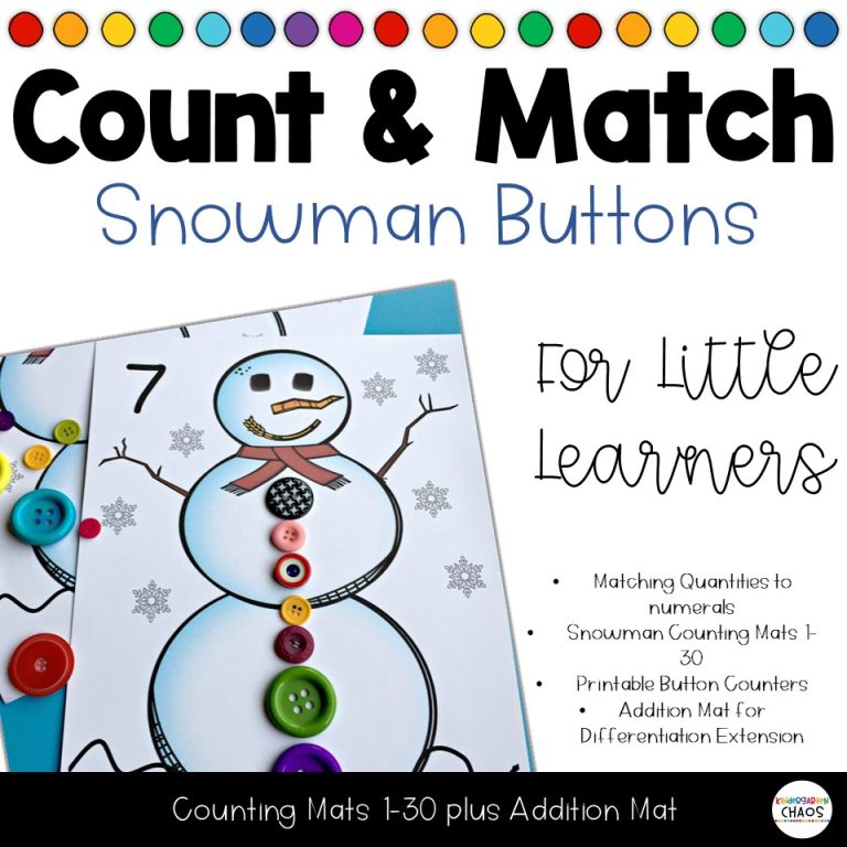 My Favorite Snowmen Activities For Kindergarten - Kindergarten Chaos