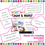 Count & Match Gingerbread Houses Numbers 1-30