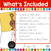 Count & Match Turkey Feathers - Counting Mats 1-30