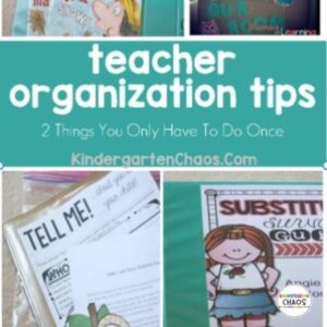 Substitute Teacher Activities For Kindergarten - Kindergarten Chaos