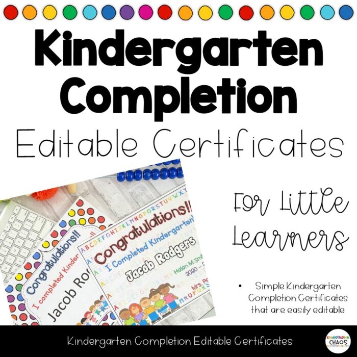 Kindergarten End Of Year Celebration Ideas - Kindergarten Chaos