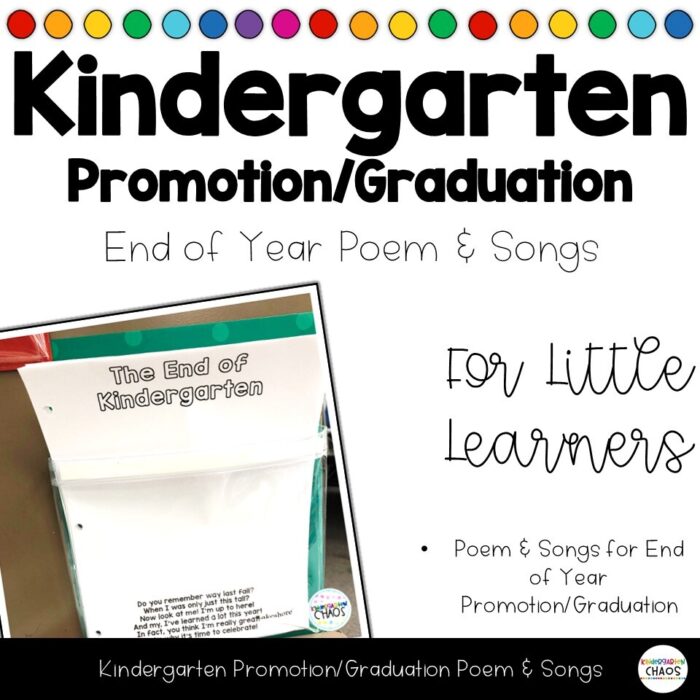 End Of Year Kindergarten Activities And Ideas - Kindergarten Chaos End ...