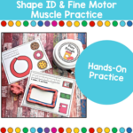 Printable 2D Shape Playdough Mats