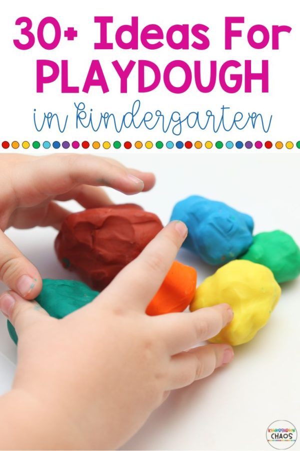 playdough activities - Kindergarten Chaos