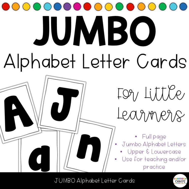 Jumbo-Alphabet-Letter-Cards-Square-Cover-©2022 - Kindergarten Chaos