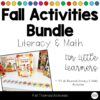 Fall Activities For Kindergarten - Kindergarten Chaos