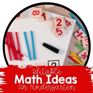 Editable Interactive Math Activities For Kindergarten