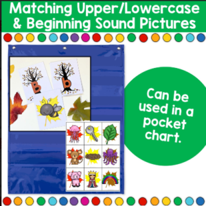 Fall Autumn Literacy and Math Activities Bundle - Kindergarten Chaos