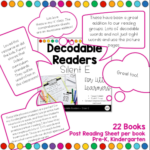 Decodable Reader Books | Silent E | CVCE - Kindergarten Chaos
