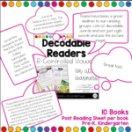 Decodable Reader Books | R Controlled Vowels - Kindergarten Chaos