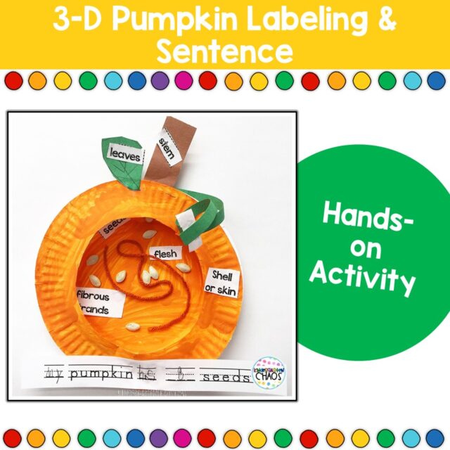 Pumpkin Themed Literacy Activities - Letter ID, CVC Words, Label a ...